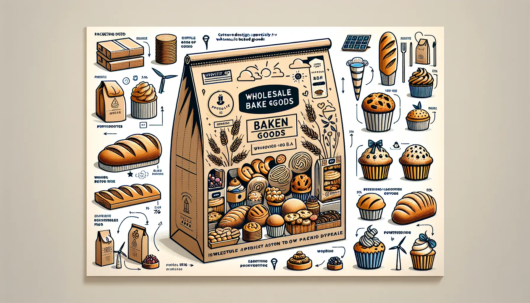 Effective Packaging for Wholesale Baked Products