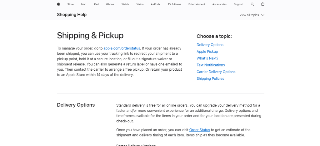 How to create a shipping policy